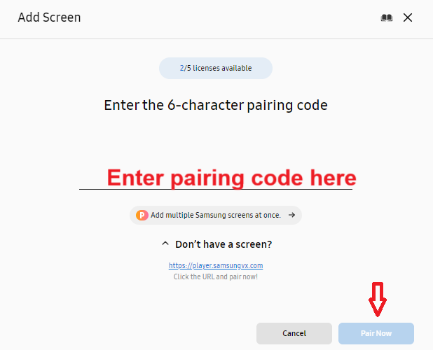 Add a Virtual Screen to VXT | VXT Services Knowledge Base